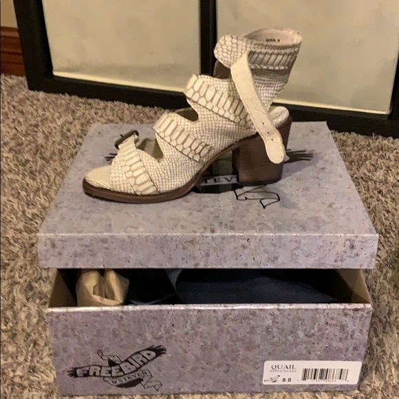 Freebird by Steven | Shoes | Quail White Snake Shoes From Freebird Brand New | Poshmark